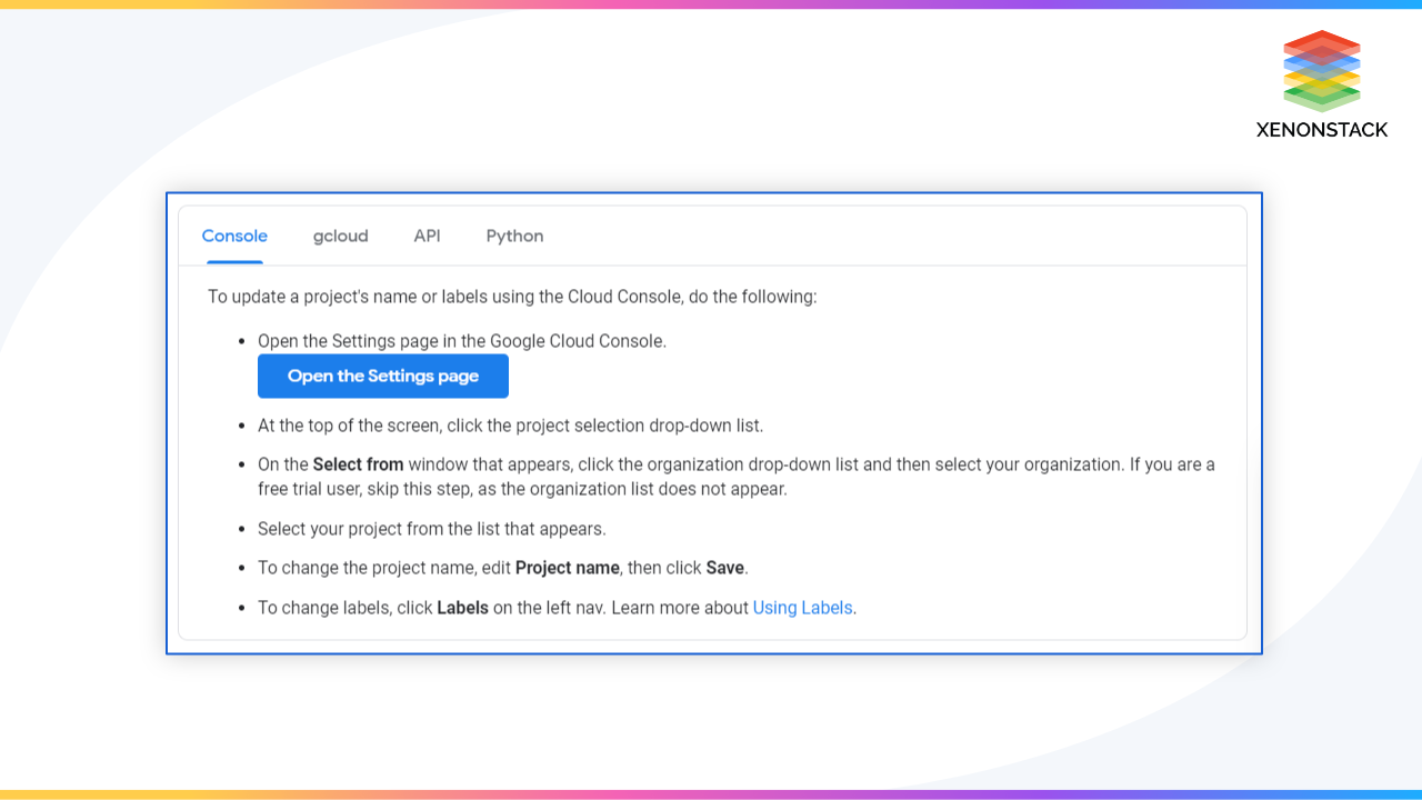 How to Create and Manage Google Cloud Platform Projects?